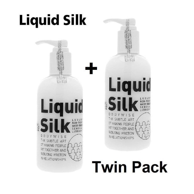 LIQUID SILK Twin Pack — Silky Smooth Water-Based Lube Mental, Physical ...